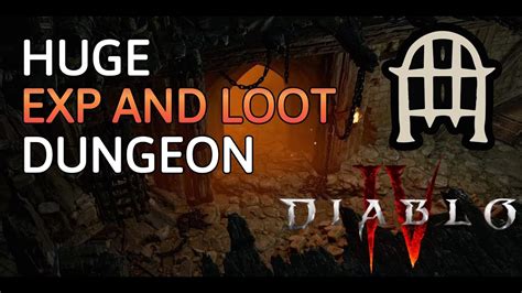 Diablo 4 The 2ND BEST LEVELING Dungeon To Farm Diablo 4 Level Fast