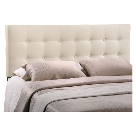 Emily Button Tufted Fabric Headboard Dcg Stores