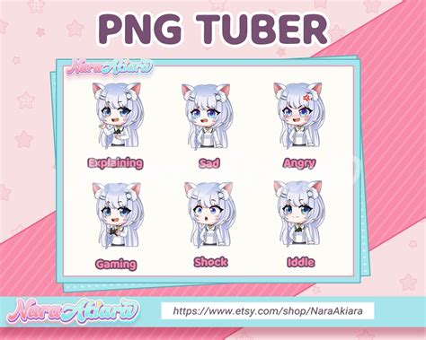 Png Tuber Png Tuber Avatar Png Tuber Girl Pngtuber Etsy Israel