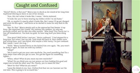 Daveigh S Garden Caught And Confused A Crossdressing Caption