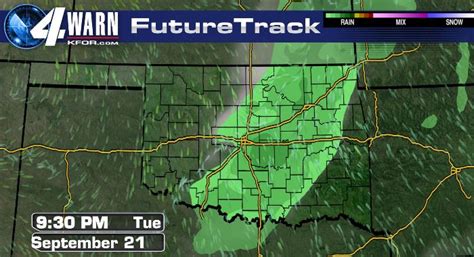 Oklahoma Weather Radar Kfor 4warn Storm Team