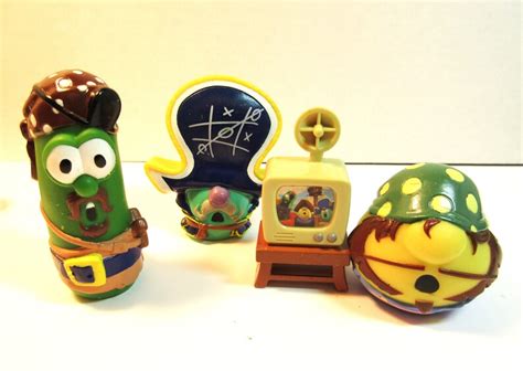 Vintage Veggie Tales Jonah Pirates Who Dont Do Anything Play Figures