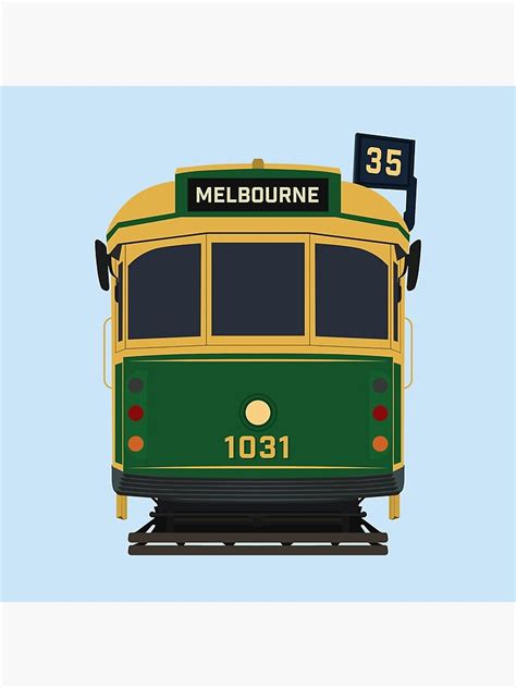 Melbourne Tram W Class Front View Photographic Print For Sale By