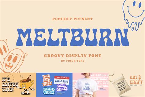 Sale Groovy Display Font Bundle Timurtype Sale Groovy Display Font Bundle Timurtype