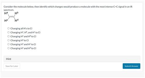 Answered Consider The Molecule Below Then Bartleby
