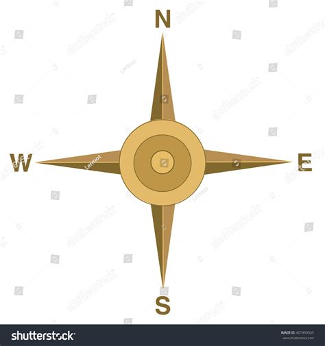 Compass Vector Graphic Stock Vector Royalty Free 401959345 Shutterstock