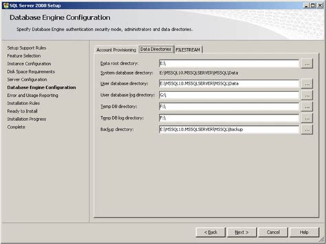 Install Sql Server 2008