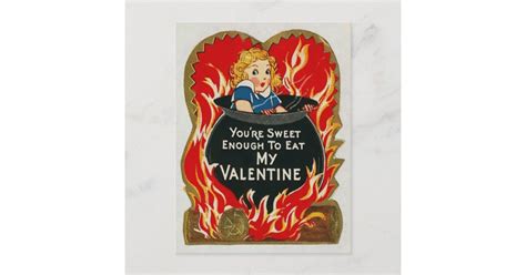 Vintage Vore Valentines Day Postcard Zazzle