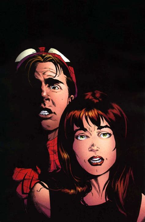 Peter Parker And Mary Jane By Joe Quesada Marvel N Dc Marvel Comics