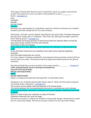Biology 1 Cellular Processes Chapter 1 Notes Biology 1 Cellular