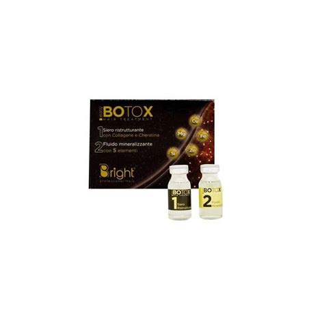 Ботокс за коса Bright Melcap лечение за суха и увредена коса 2x12мл