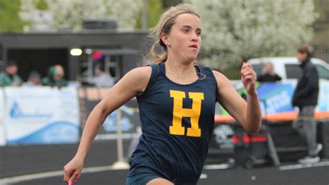 Hartland Freshman Hannah Depestel Pulls Off Another Sprint Trifecta
