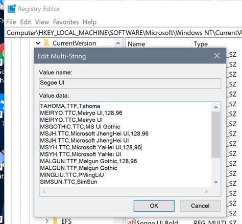 修复英文版windows下糟糕的中文字体显示 Zoe S Little Airport