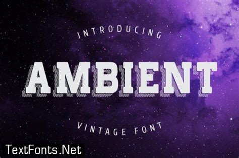 Ambient Font
