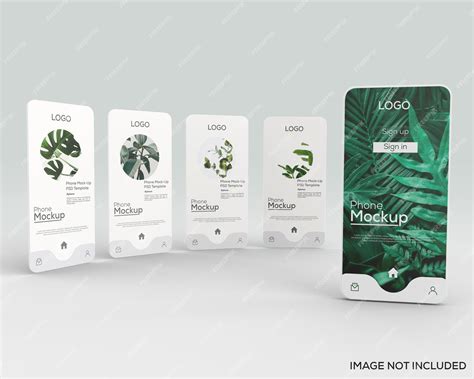 Premium Psd App Interface Mock Up Phone Screen