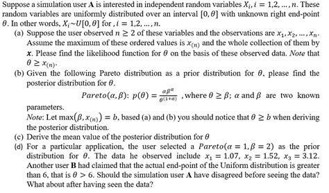 Suppose A Simulation User A Is Interested In Chegg