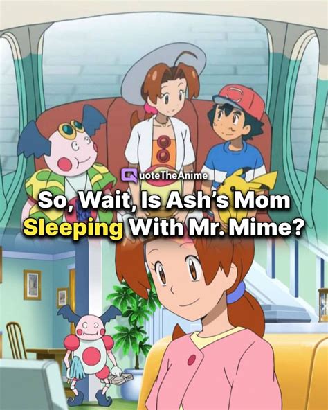 Is Ashs Mom Sleeping With Mr Mime Theory In 2022 Recent Anime