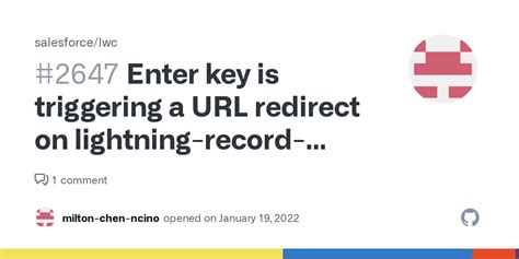 Enter Key Is Triggering A Redirect On Lightning Record Edit Form