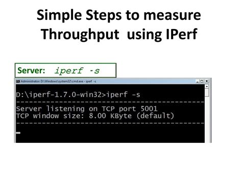 Ppt Measuring Tcp Throughput Of Wi Fi 24 Ghz Link Using Iperf