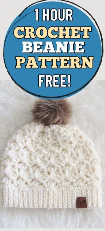 Diy Crochet Hat Jenna Beanie Crochet Dreamz