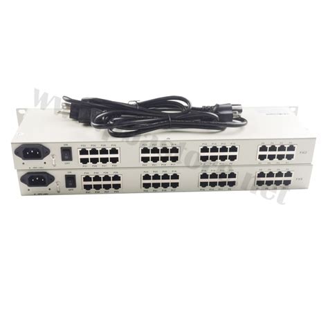 PCM VOICE MULTIPLEXER FIBER VOICE TO PHONE 32CH FIBER OPTIC