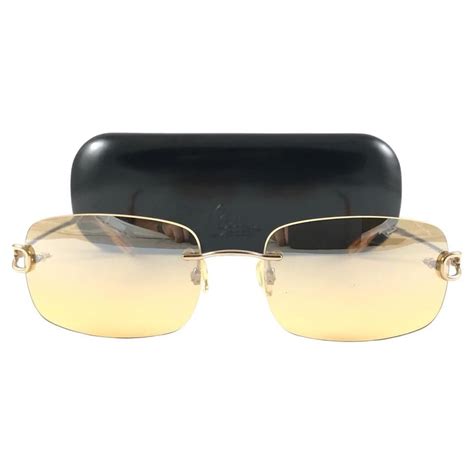 New Vintage Celine Dion Rimless Iridescent Lenses Sunglasses Y2k For