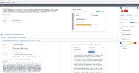 Using Vsclinical Amp To Report Secondary Germline Variants