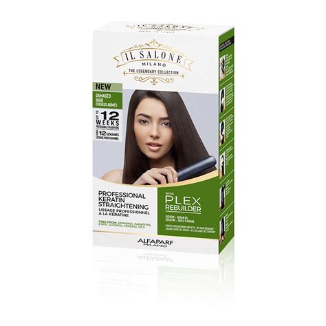 ილ სალონე თმის გასასწორებელი კერატინი დაზიანებული თმის ავერსი