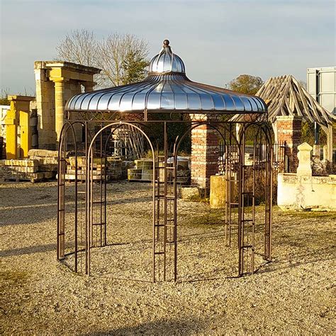 Metal Gazebo With Roof Bca Antique Materials