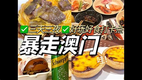 暴走澳门三日三夜！11分钟带你吃尽玩尽澳门大街小巷！澳门半岛and凼仔究竟哪里值得去？澳门探店vlog！ Youtube