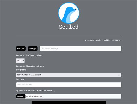 a steganography toolkit sealed [web based] r steganography