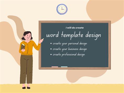 A Professional Word Template Design With Your Personal Or Business Upwork