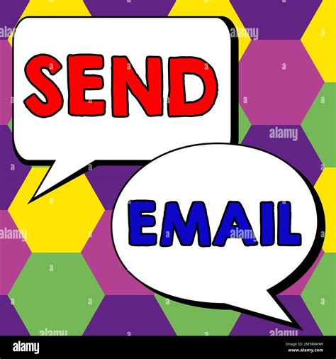 conceptual caption send email business concept the system for using computers to send messages