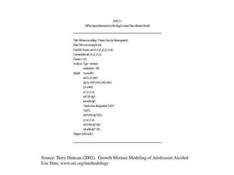 Ppt Growth Mixture Modeling Of Longitudinal Data Powerpoint Presentation Id3348610