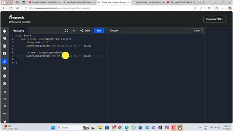 Java Programming Language Project 90 Type Conversions Created By Trishanth Kumar Youtube