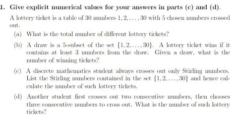 Solved 1 Give Explicit Numerical Values For Your Answers In
