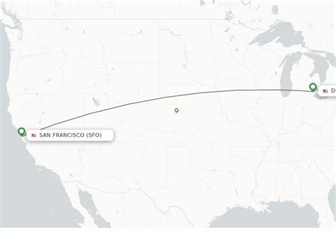 Direct Non Stop Flights From San Francisco To Detroit Schedules