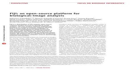 Fiji An Open Source Platform For Biological Image Analysispriedebflu