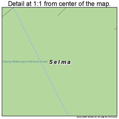 Selma Virginia Street Map 5171072