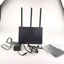 Used ASUS AC WiFi Router RT ACRH Mbps GIGABIT Wireless Router MU MIMO UBB Threads