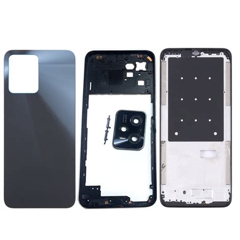 Lcd Faceplate Frame Middle Bezel For Realme C35 Battery Cover Back Rear