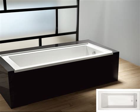 2018 New Style Tile Flange Drop In Built In Acrylic Bathtub China