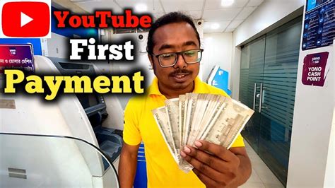 My First Payment From Youtube Youtube Money Youtube Earning Youtube