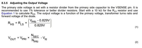 Tps55010 Is Adjusted Output Voltage Voltage At No Load Or Vout At