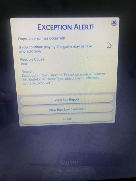 The Sims 4 Glitch Reset The Sims 4 Technical Support LoversLab