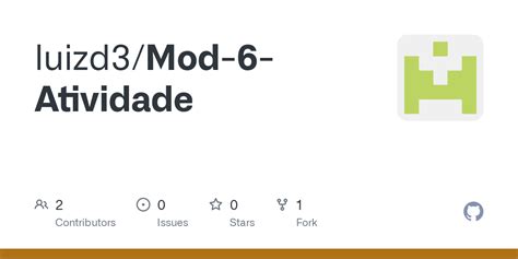 GitHub Luizd Mod Atividade