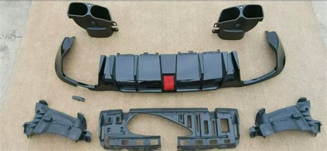Mercedes E Class W213 Brabus Diffuser Black Gloss Bodykit