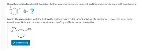 Solved Draw The Expected Product S ﻿consider Whether A