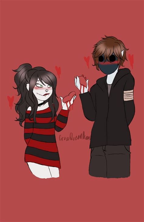 Eyeless Jack X Vicky Genocidal In 2022 Happy Valentine Eyeless Jack