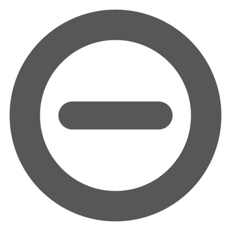 Design Png E Svg De Menos Dentro Do ícone Do Círculo Para Camisetas